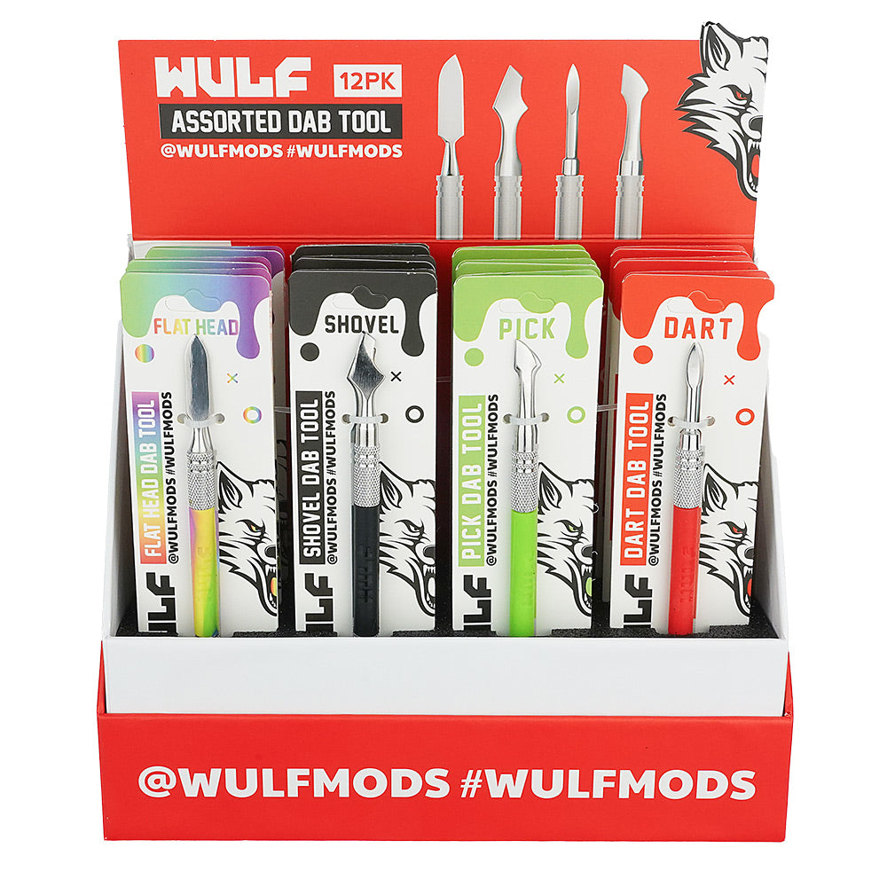 (DABBER) WULF MODS ASSORTED DAB TOOL 12CT - ASSORTED – Hibro Wholesale