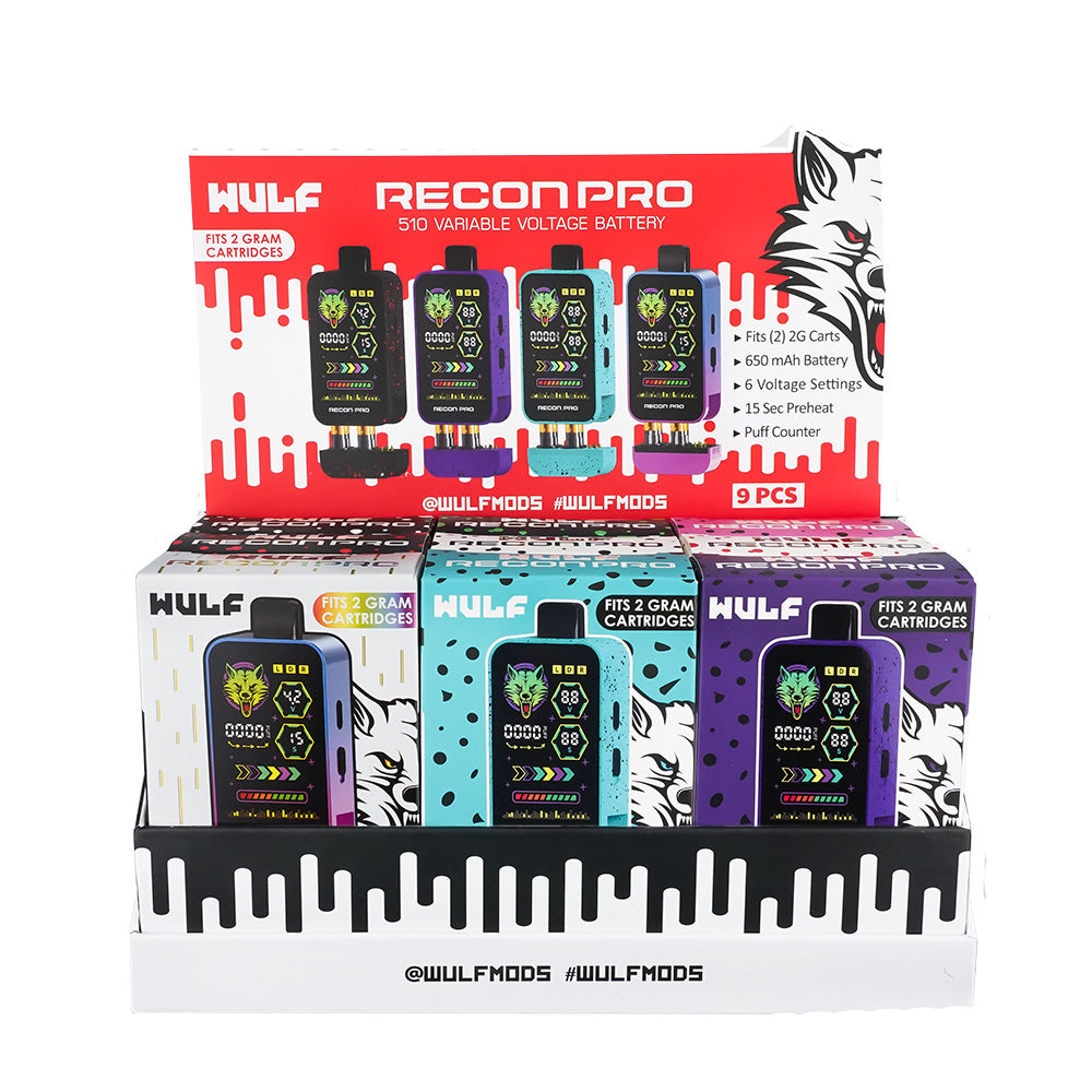 (BATTERY) YOCAN WULF RECON PRO BATTERY 9CT - ASSORTED COLOR – Hibro ...