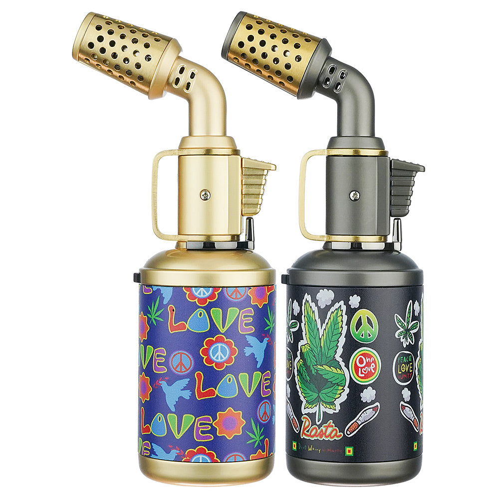 (TORCH) SCORCH BLOW STYLE - GREY PEACE LEAF – Hibro Wholesale