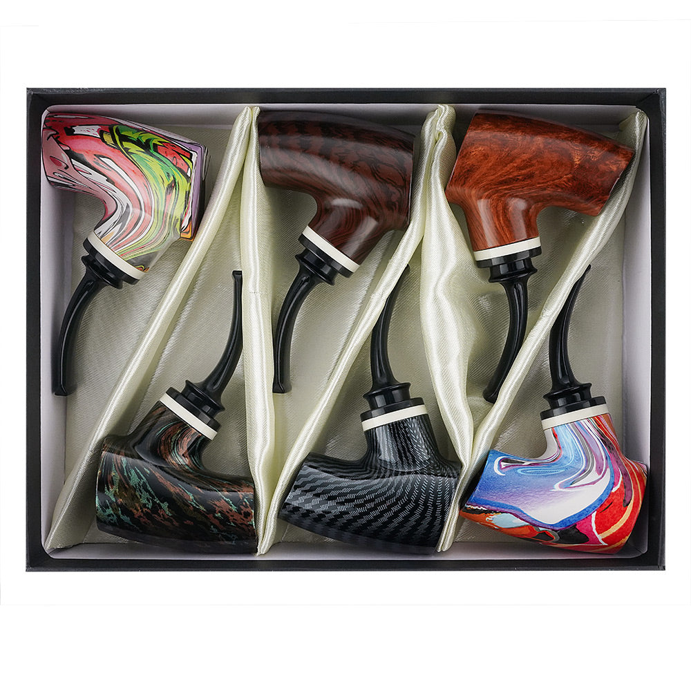 (WOOD PIPE) NIRVANA PIPE 6CT #30550 - ASSORTED – Hibro Wholesale