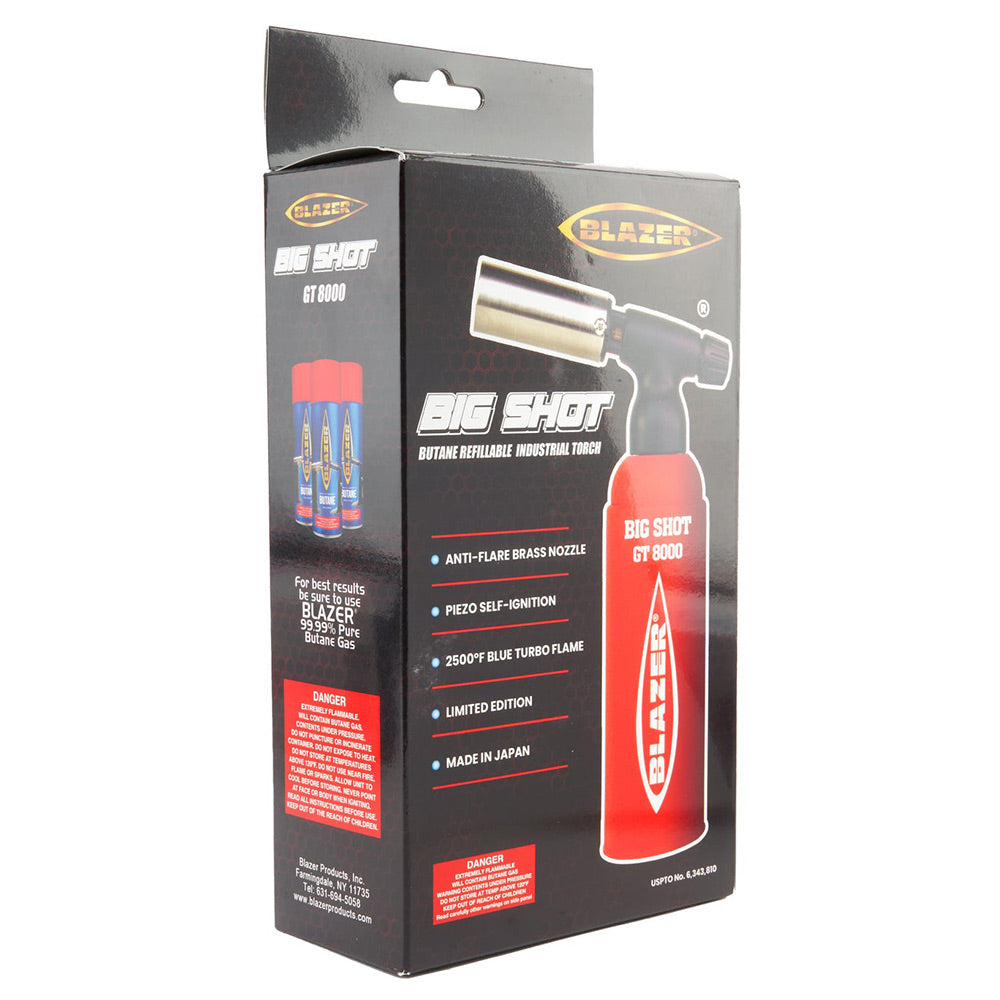 (TORCH) BLAZER BIG SHOT GT 8000 - RED GLOW – Hibro Wholesale