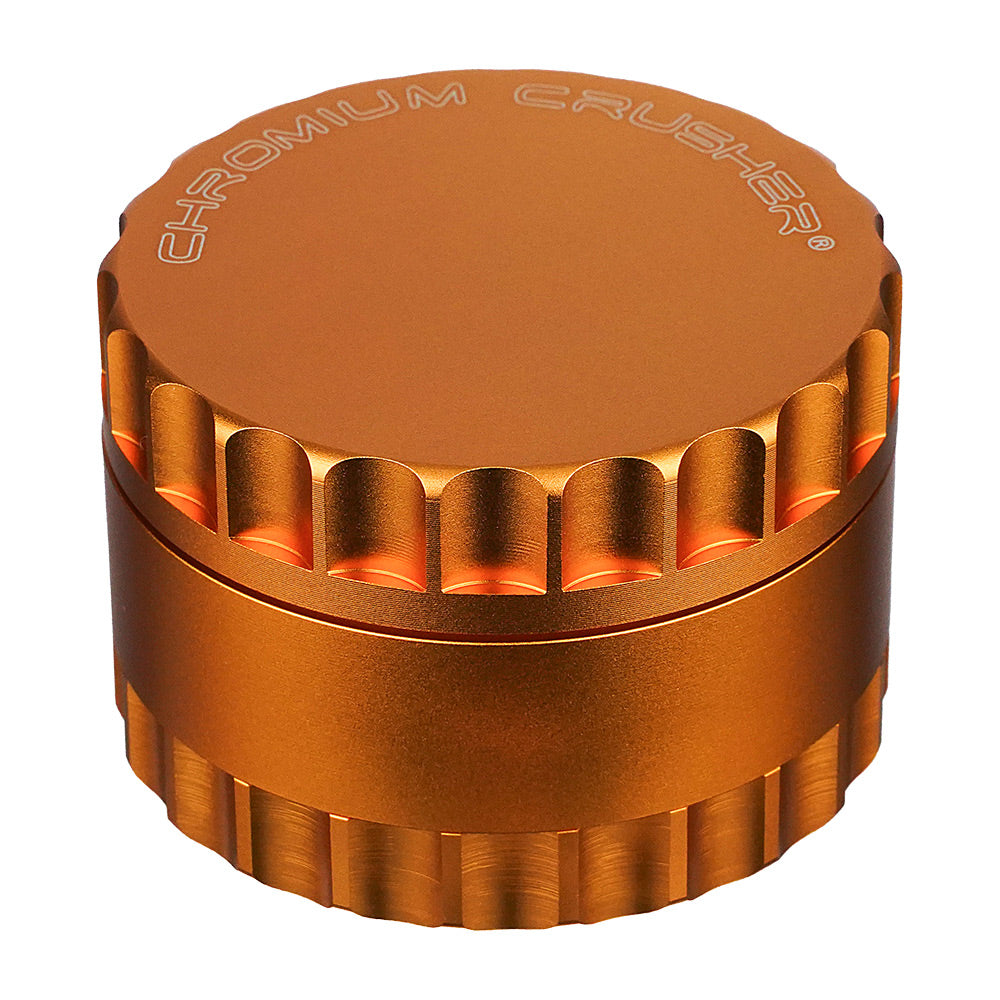 (GRINDER) 2.5" CHROMIUM CRUSHER 4PC #CN1033 - GOLD – Hibro Wholesale