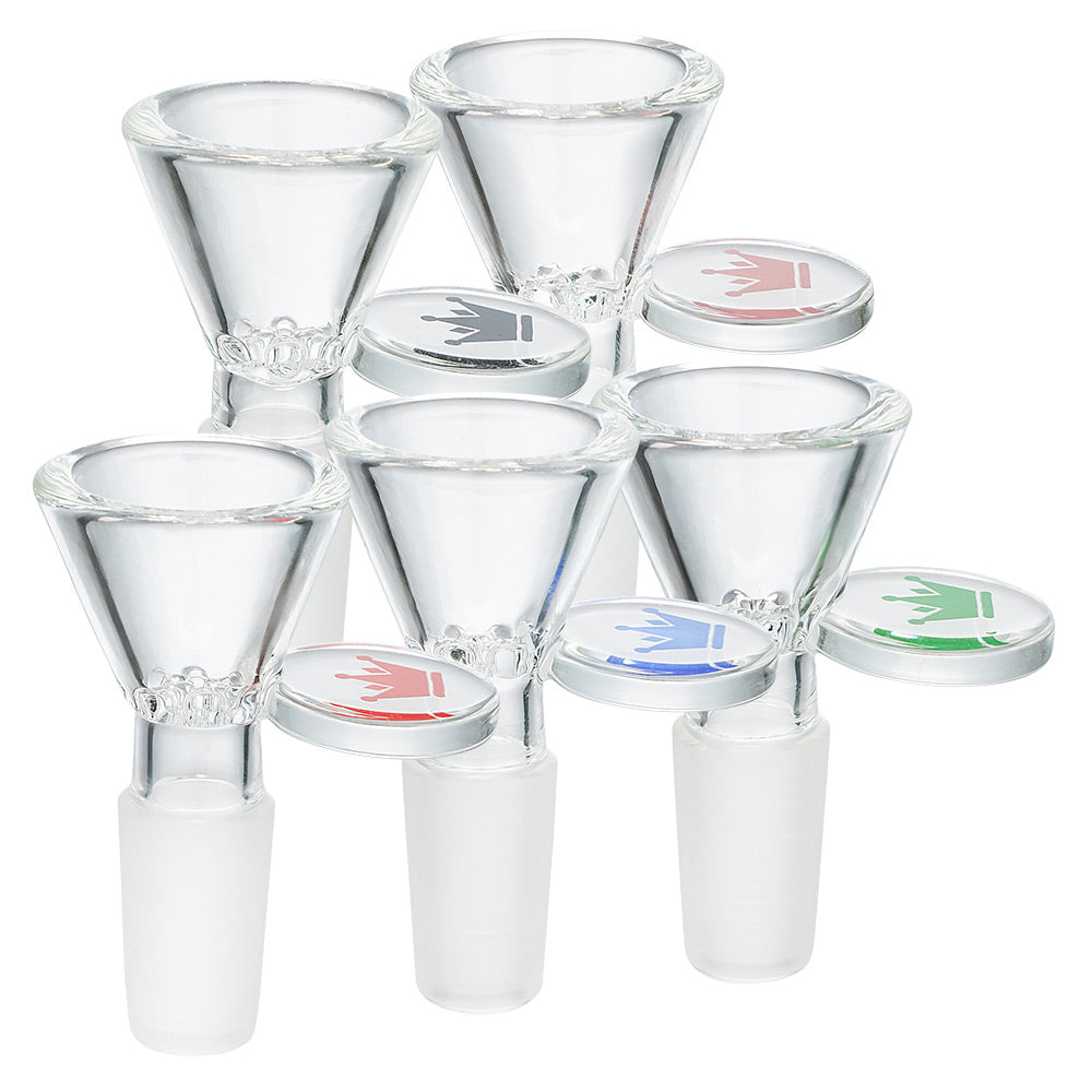 (BOWL) 14mm KRAVE HONEYCOMB WITH HANDLE - BLUE – Hibro Wholesale