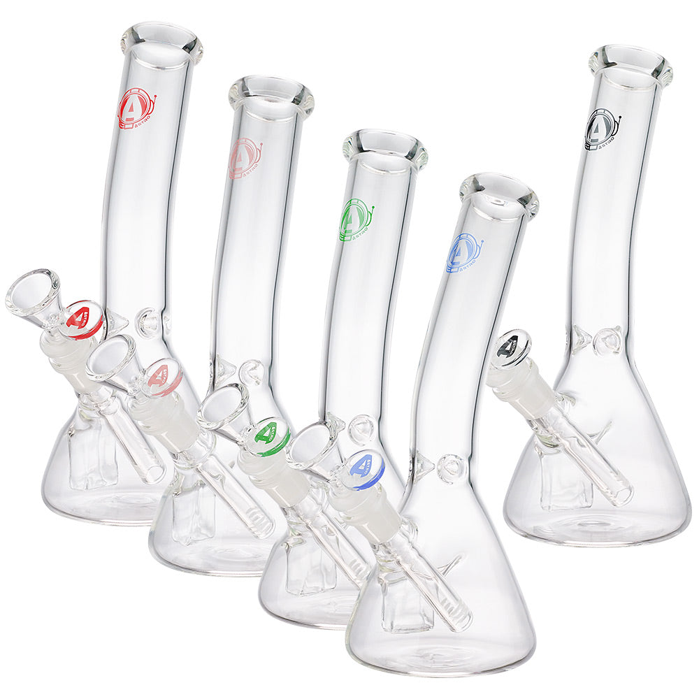 (WATER PIPE) 10" ASTRO BENT WITH LIGHTER POCKET - BLACK – Hibro Wholesale