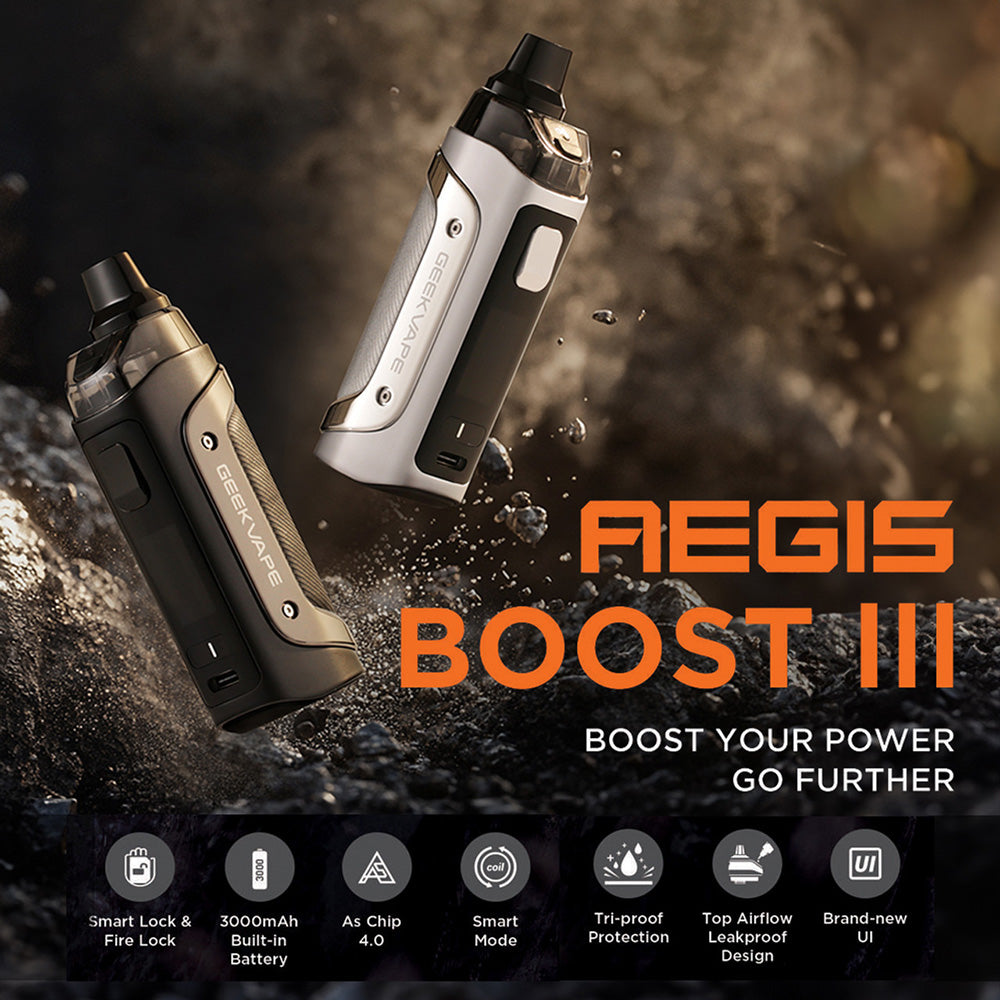GEEKVAPE AEGIS BOOST 3 KIT – Hibro Wholesale