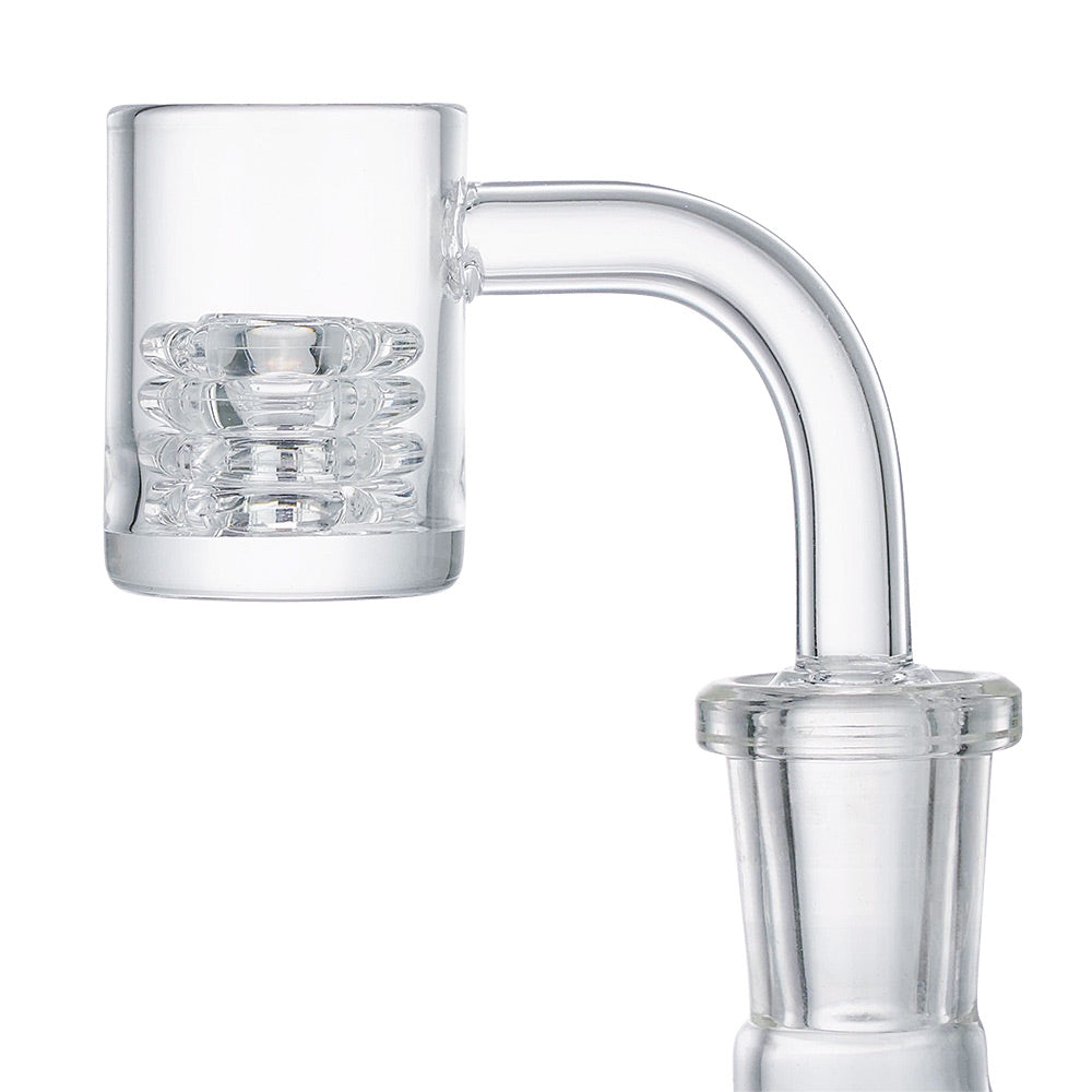 (BANGER SET) 25mm BANGER WITH 20mm DIAMOND KNOT INSERT SET - CLEAR ...