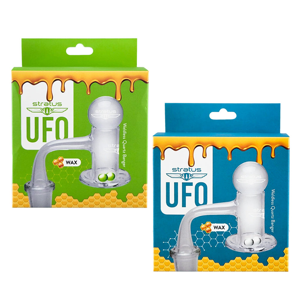 (BANGER SET) 14mm STRATUS UFO - GLOW IN THE DARK – Hibro Wholesale