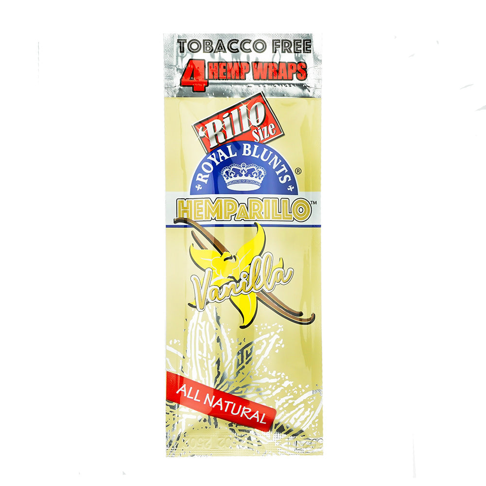 (WRAP) HEMPARILLO 4 HEMP WRAPS - VANILLA 15CT – Hibro Wholesale