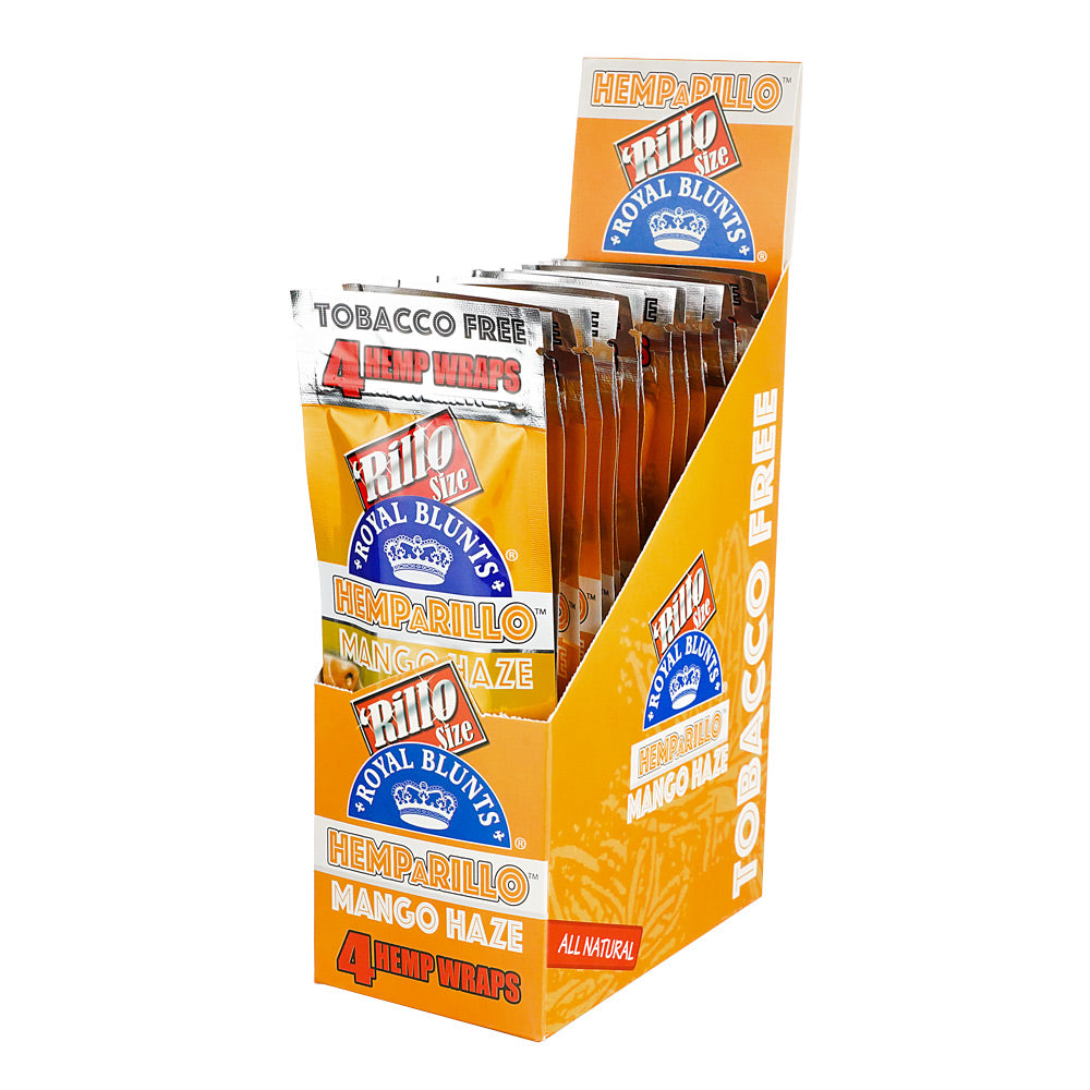 (WRAP) HEMPARILLO 4 HEMP WRAPS - MANGO HAZE 15CT – Hibro Wholesale