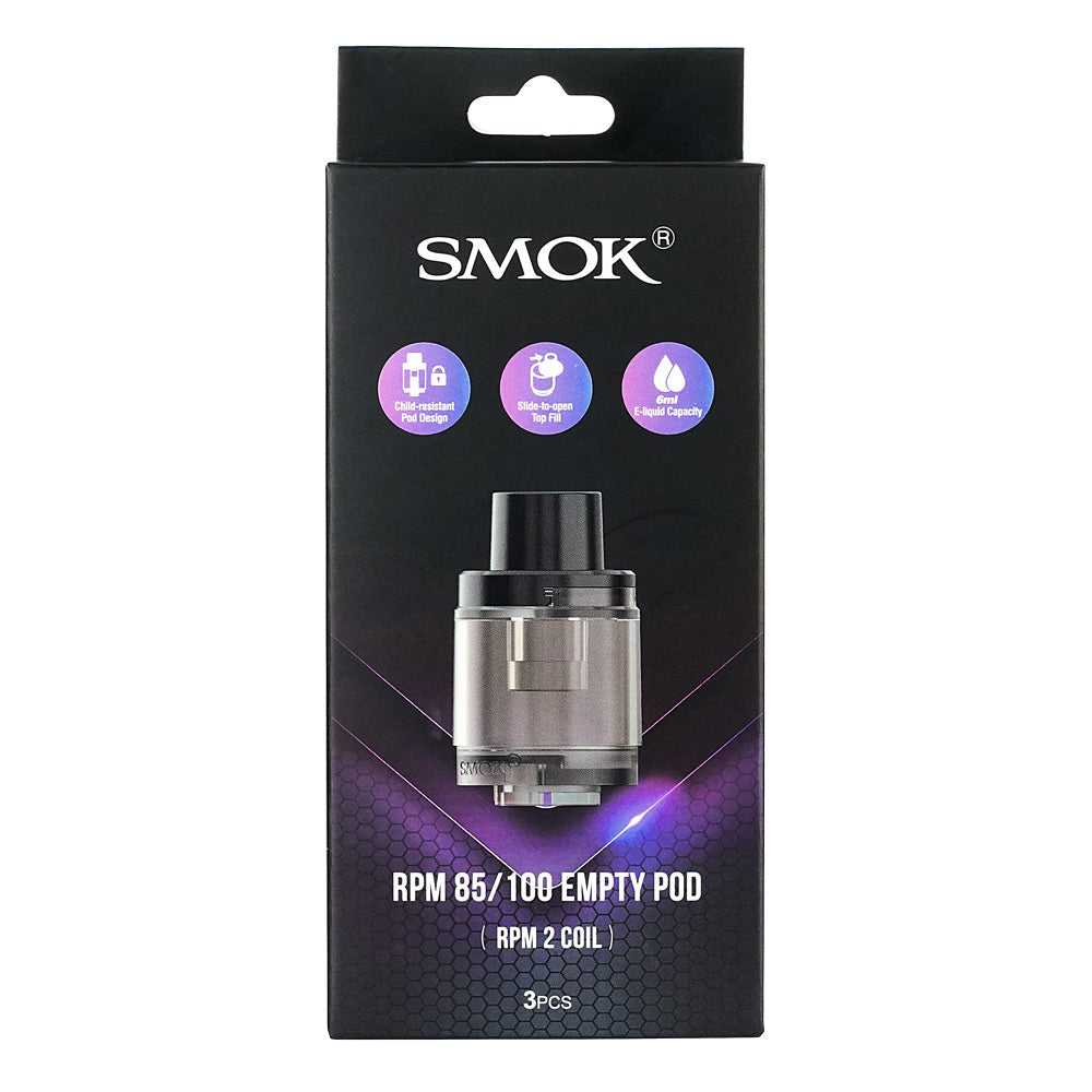 SMOK RPM 85/100 REPLACEMENT POD 3CT (EMPTY) – Hibro Wholesale