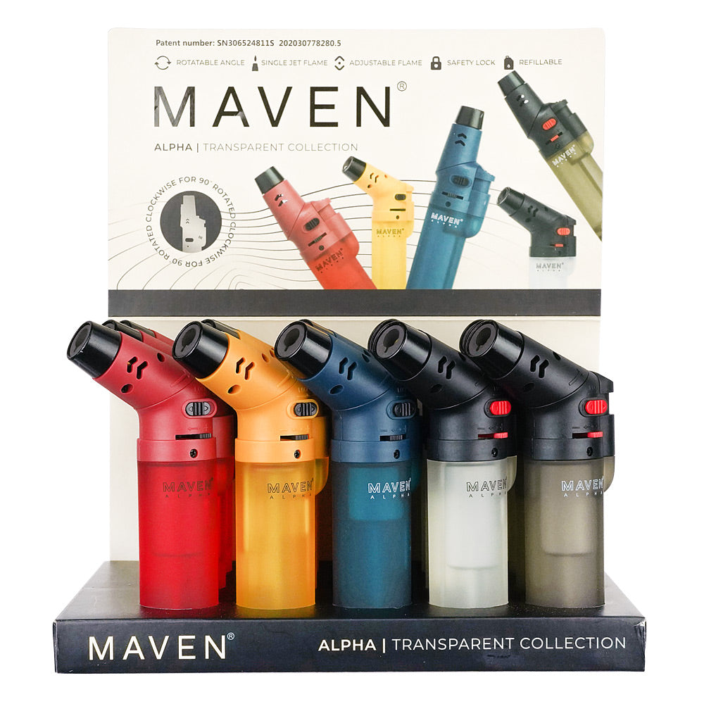 (TORCH) MAVEN ALPHA 15CT - TRANSPARENT – Hibro Wholesale