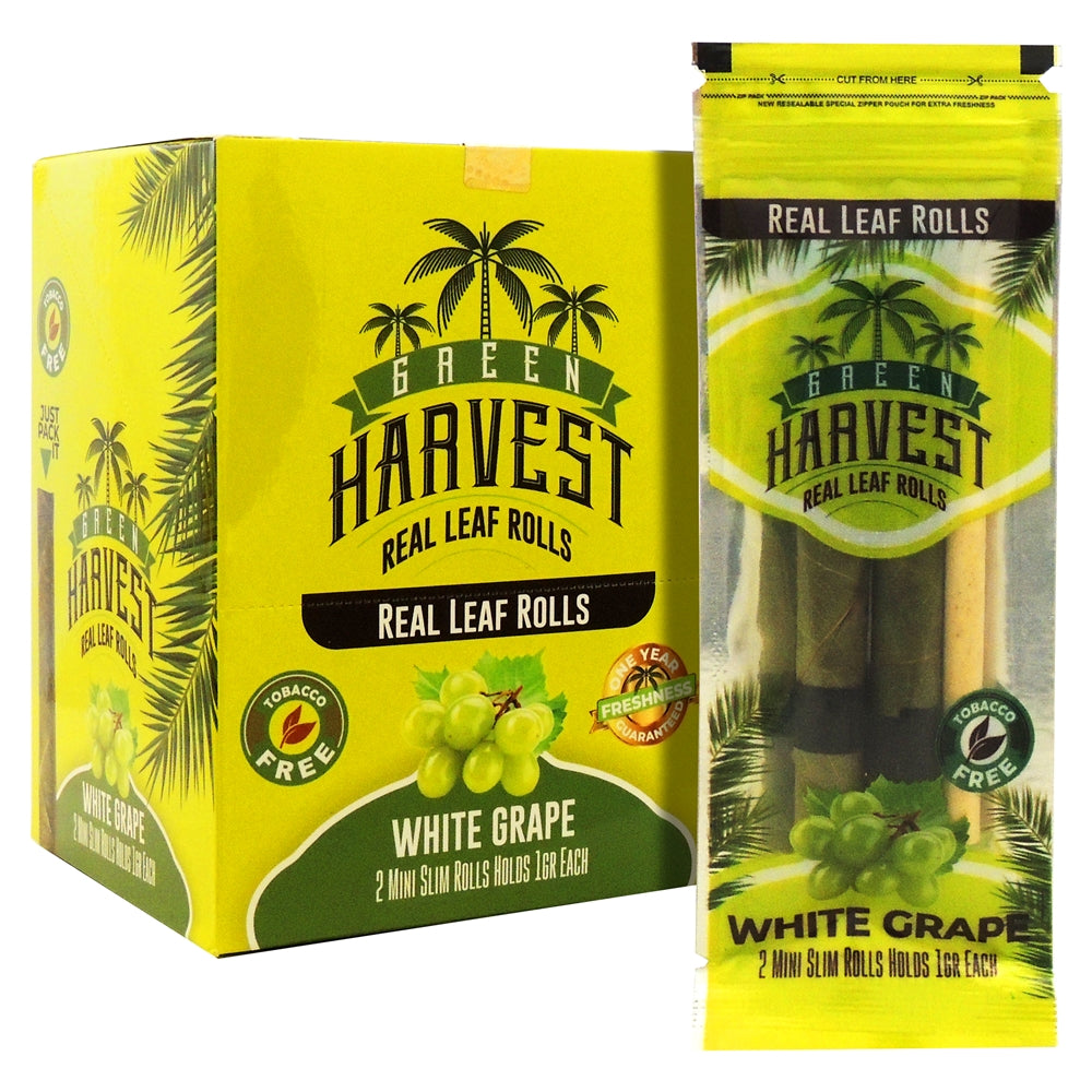 (CONE) GREEN HARVEST 2 MINI - WHITE GRAPE 20CT – Hibro Wholesale