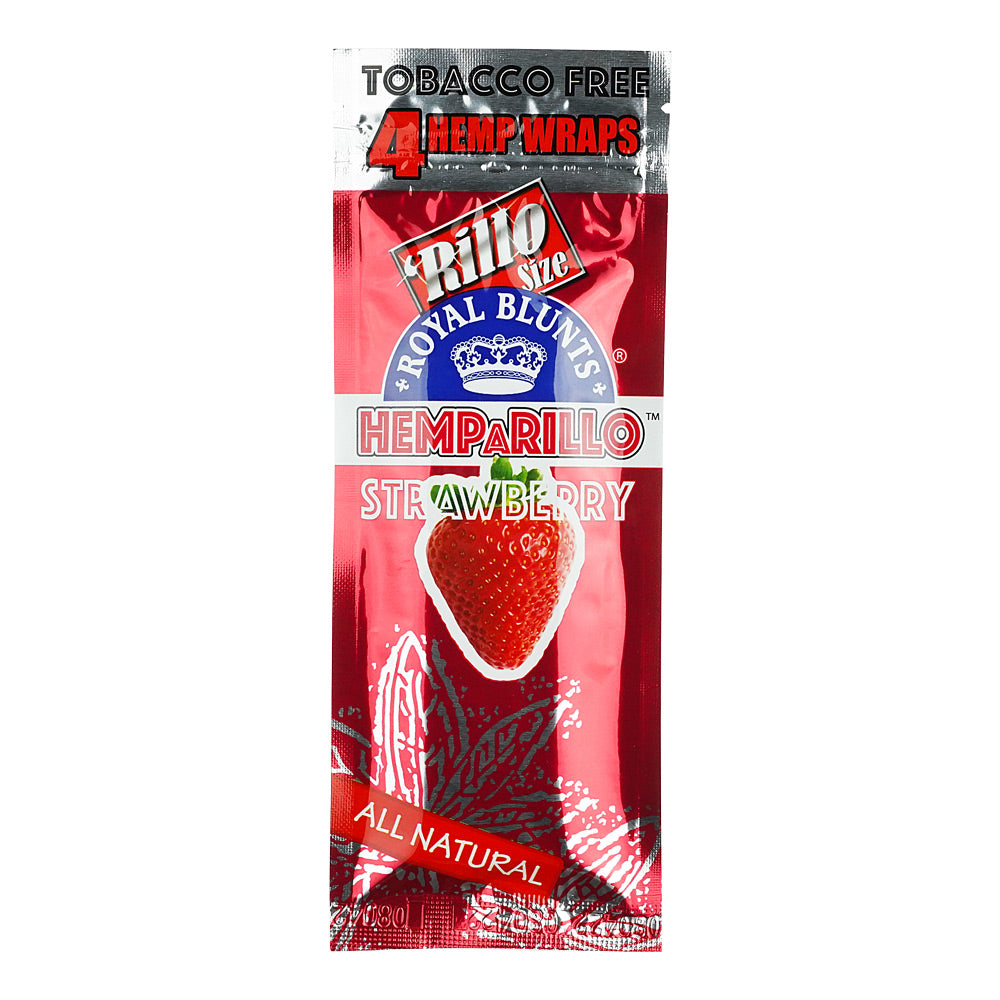 (WRAP) HEMPARILLO 4 HEMP WRAPS - STRAWBERRY 15CT – Hibro Wholesale